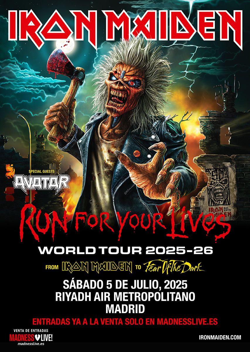 Iron Maiden + Avatar, Madrid 2025 • Riff Valley